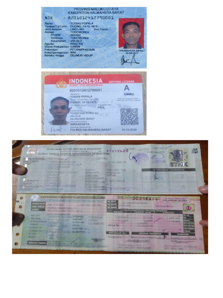 Dokumen STNK & Sim | PDF