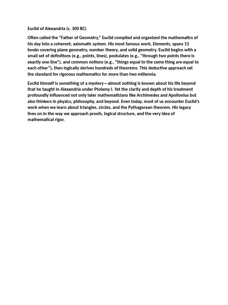 Euclid | PDF
