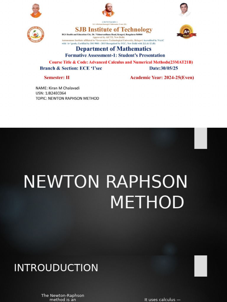 Newton Raphson Method-1 | PDF
