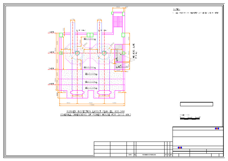 Runner Inspection Layout Plan - Hydro Power | PDF