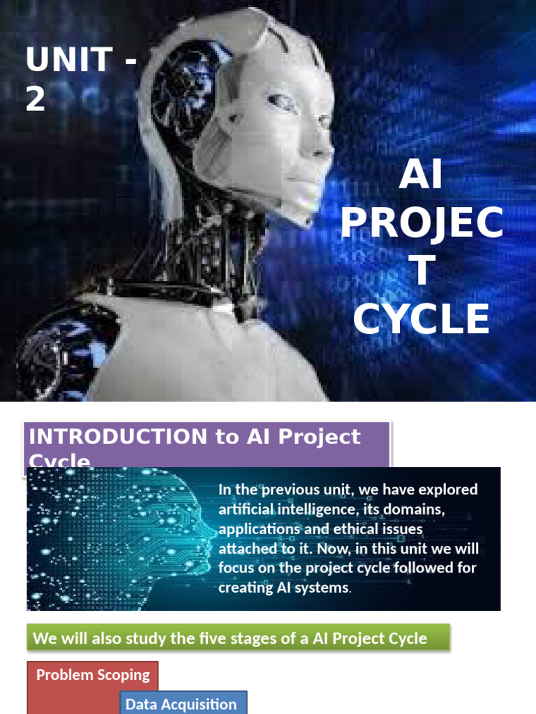 CLASS X AI Part B Unit 2 AI Project Cycle 2023-24 | PDF | Artificial Intelligence | Intelligence ...