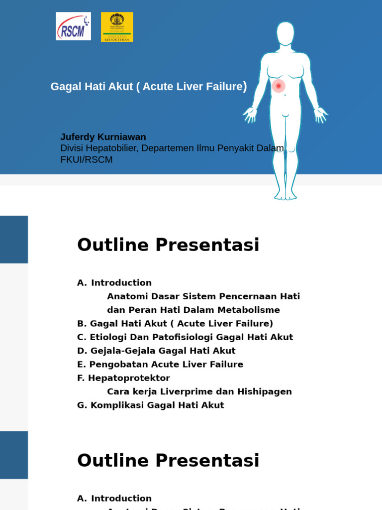 Gagal Hati Akut Materi - Dr. Juferdy K, SpPD-KGEH (2) | PDF
