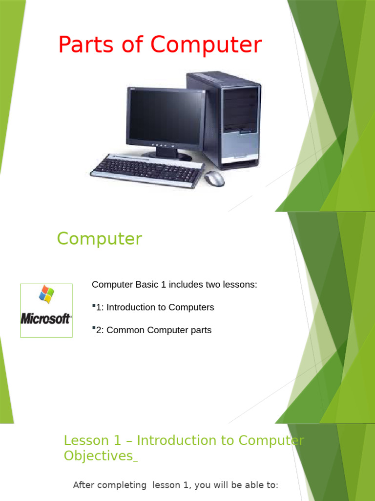 Overview of Computer Parts | PDF