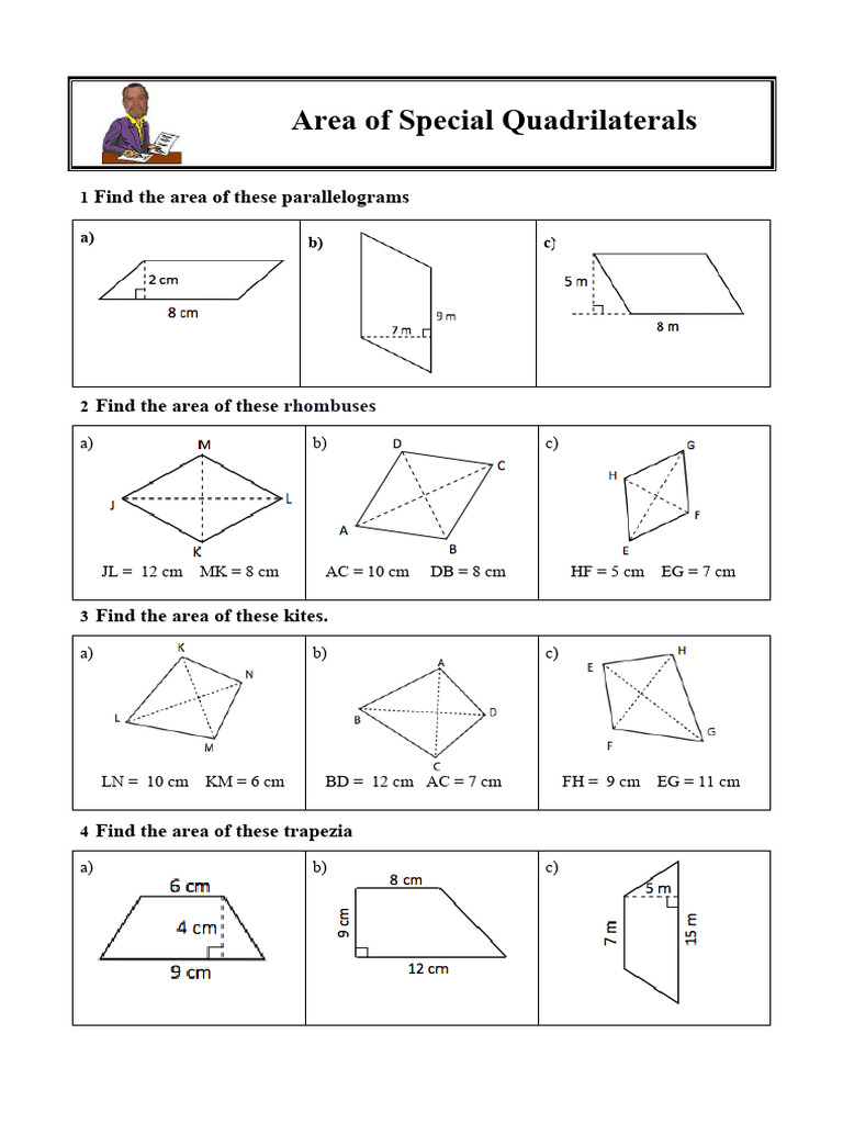6 Area of Special Quadrilaterals | PDF