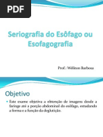 Exames Contrastados: Esofagografia Detalhada | PDF | Vômito | Esôfago