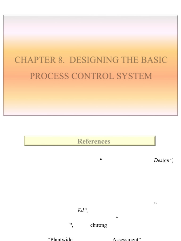 Chapter 8 - Designing The Basic Process Control System | PDF | Heat ...