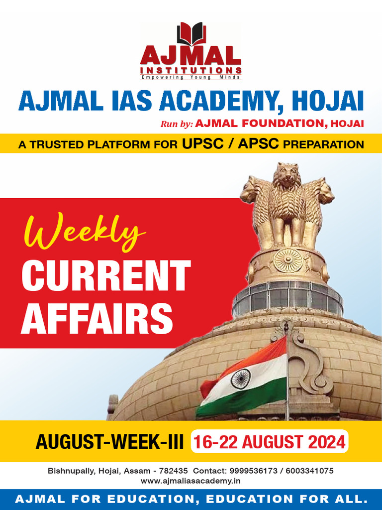 Current Affairs (August - III) | PDF | Silk