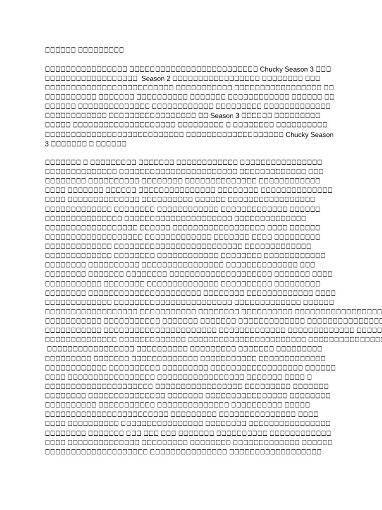 Chucky S3 Ep1 Recap | PDF