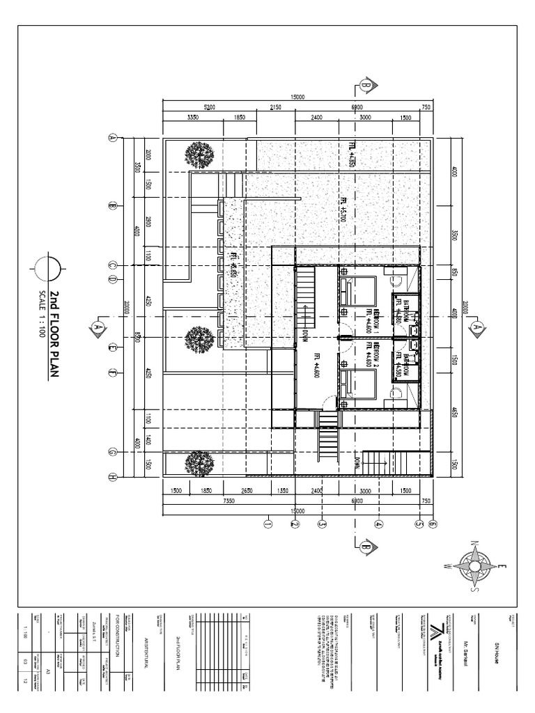 2st. Ground Floor Plan SN House | PDF