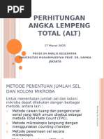 Perhitungan Angka Lempeng Total (Alt) | PDF | Sains & Matematika ...
