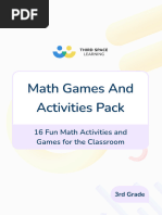 12 Maths Club Games Activities | PDF | Polygon | Mathematics