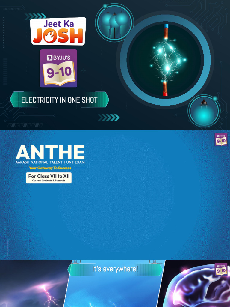 Electricity in One Shot - Jeet | PDF | Electrical Conductor | Electrical Resistivity And ...