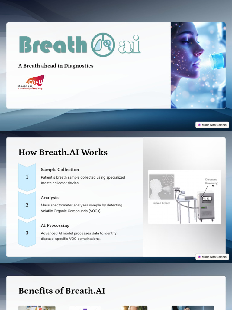 A Breath Ahead in Diagnostics Slides | PDF | Sensitivity And ...
