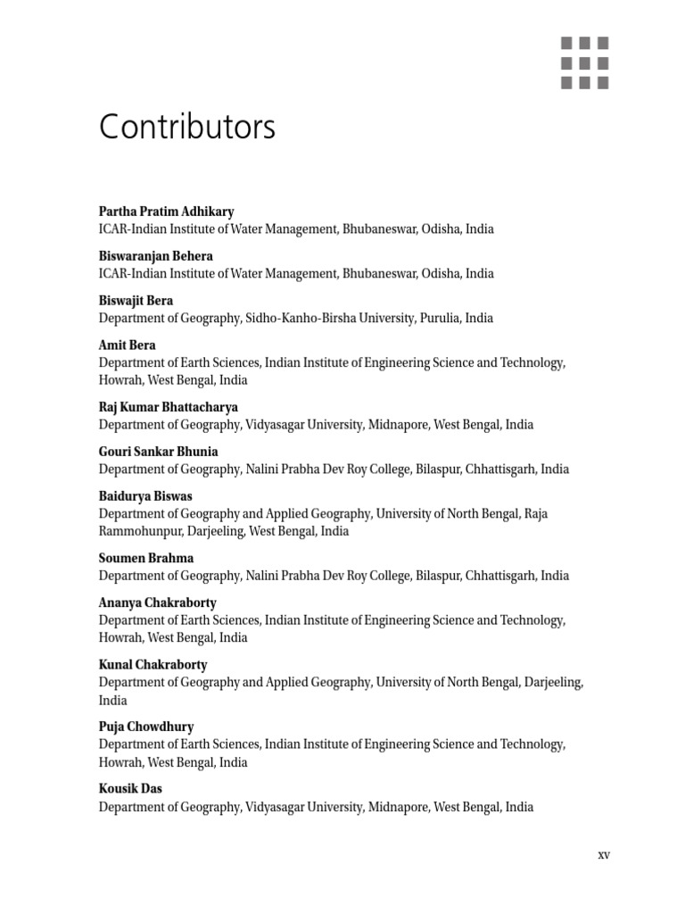 Contributors 2023 Case Studies in Geospatial Applications To ...