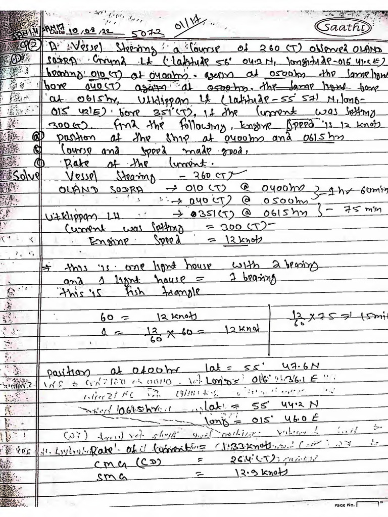 PI TCN Imp Chart Work Q Solved From MMD QP Dec 2022 .O | PDF
