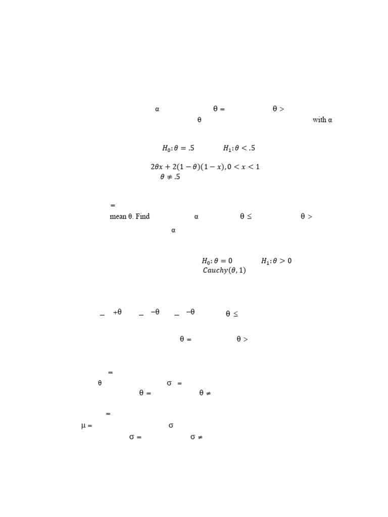 STAP103 (Problem Set 2025 | PDF