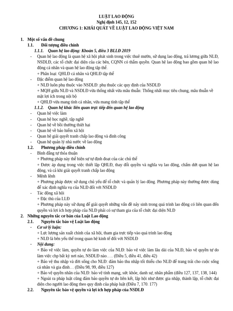 Luat Lao Dong | PDF