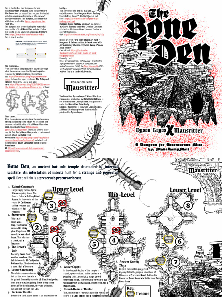 The Bone Den (Booklet) | PDF