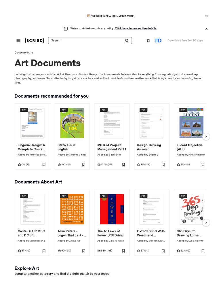 Art Documents & PDFs - Scribd | PDF