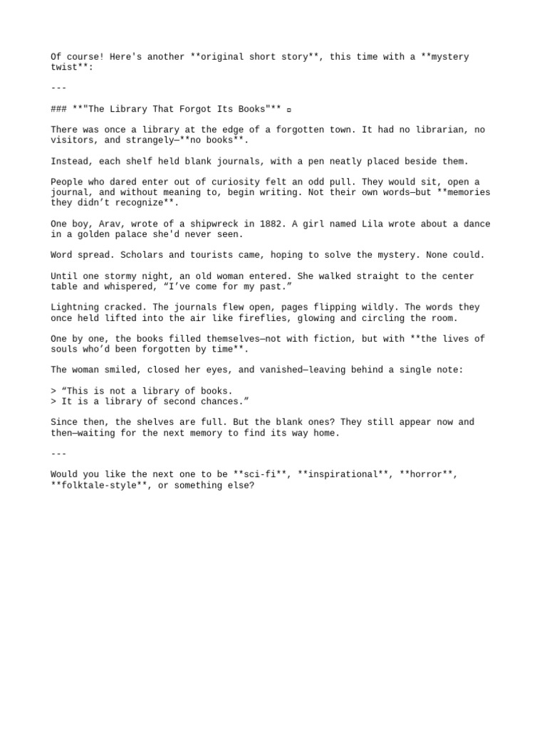 The Library of Forgotten Memories | PDF