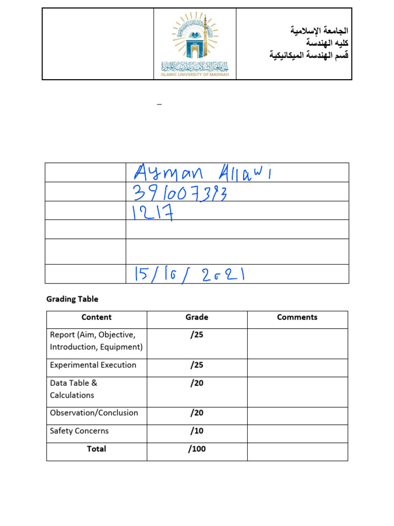 Gyroscope Experiment Lab Report | PDF | Gyroscope | Rotation