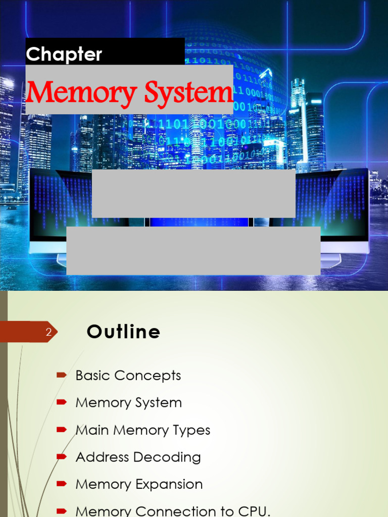 Ch3 Part2 Memory Organization | PDF | Random Access Memory | Computer Memory
