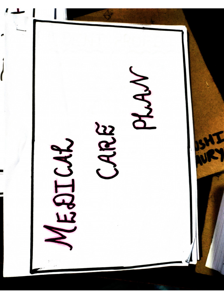 Care Plan Formate | PDF