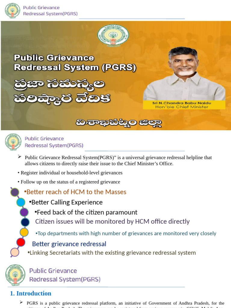 PGRS - Training PPT - Police | PDF