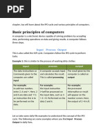 Ipo Cycle (Input Process Output) | PDF | Input/Output | Information ...