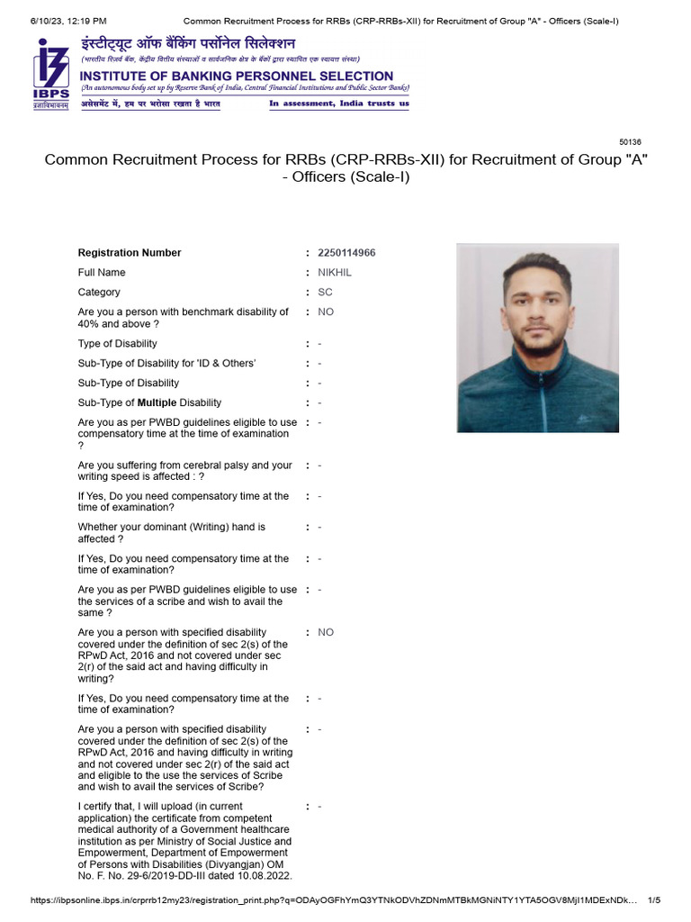 RRB PO 2023 Common Recruitment Process For RRBs (CRP-RRBs-XII) For ...