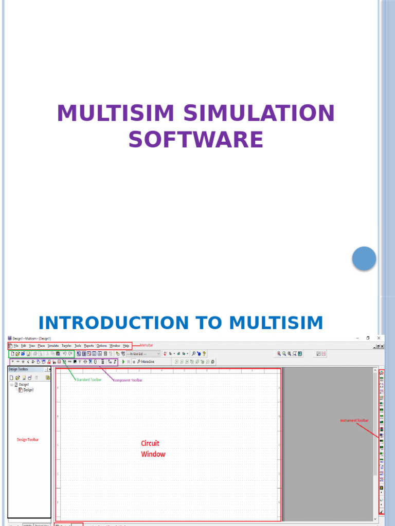 Multisim Software | PDF