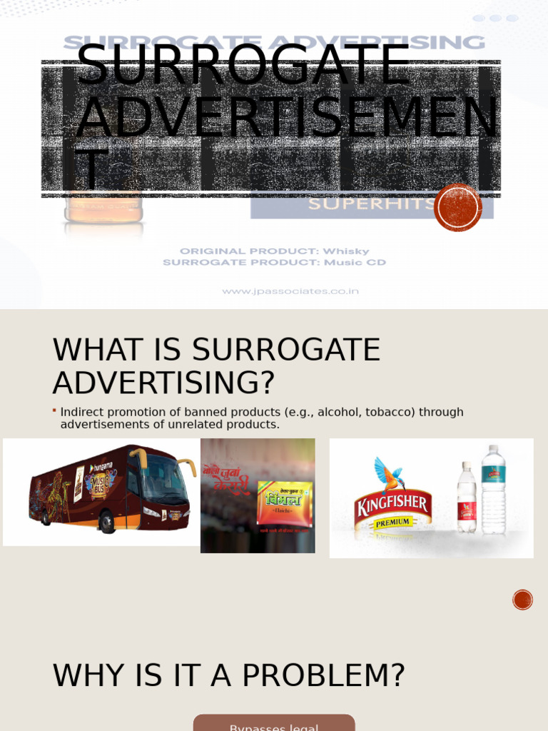 Surrogate Advertisement | PDF | Advertising | Corporate Social ...