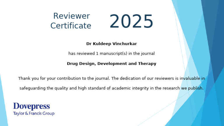 Peer Reviewer Certificate | PDF