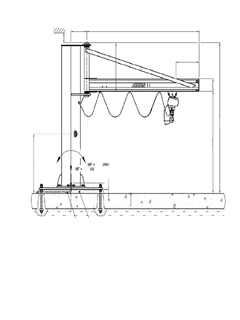 Drawing Jib Crane | PDF