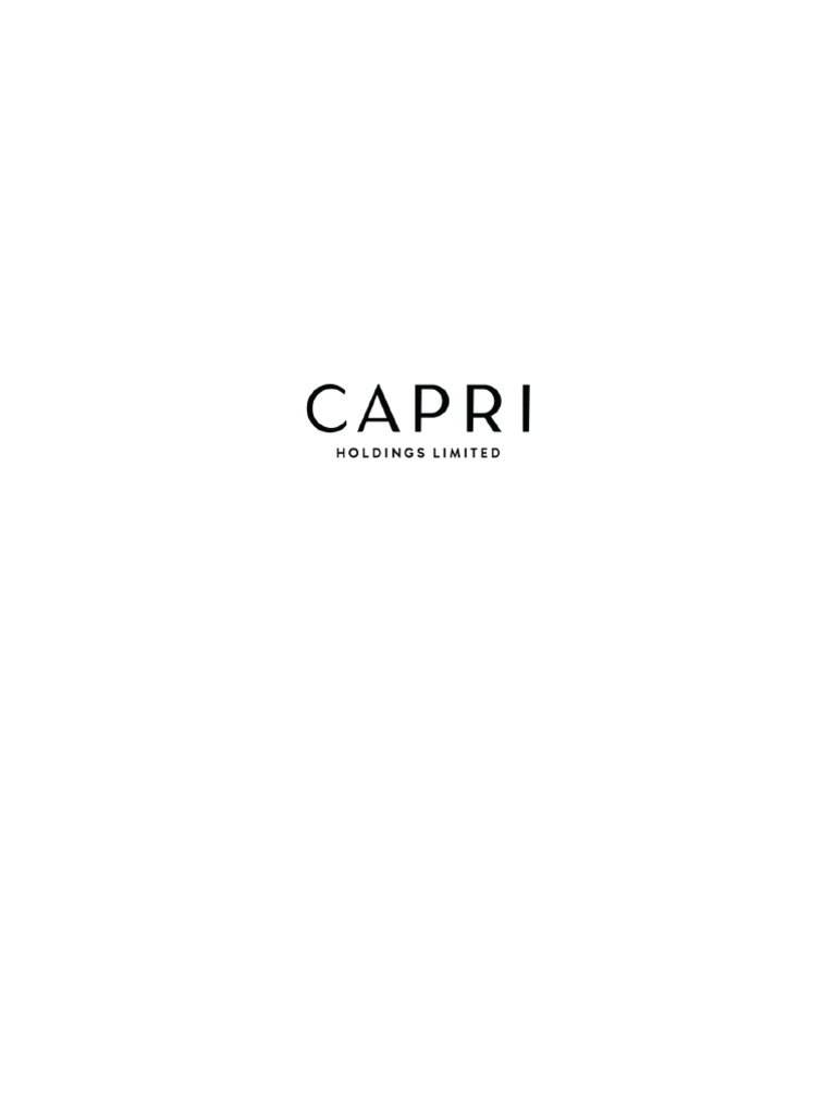 Capri Holdings Supplier Handbook - 2025 - English | PDF | Supply Chain | Regulatory Compliance