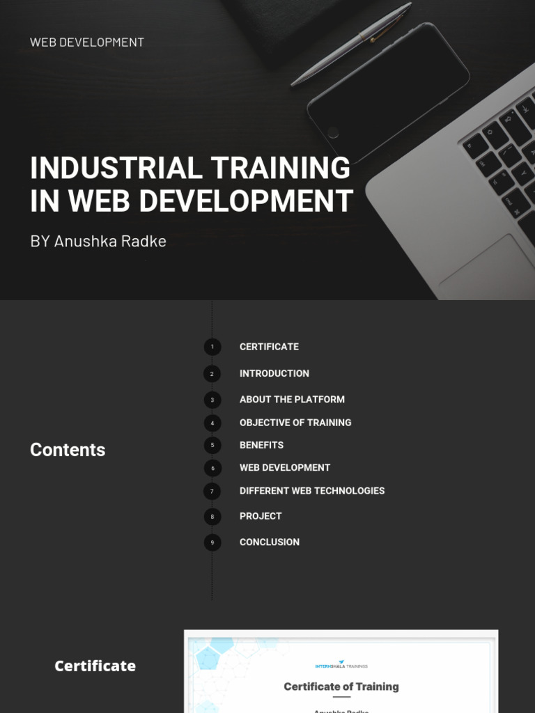 Industrial Training Powerpoint | PDF | World Wide Web | Internet & Web