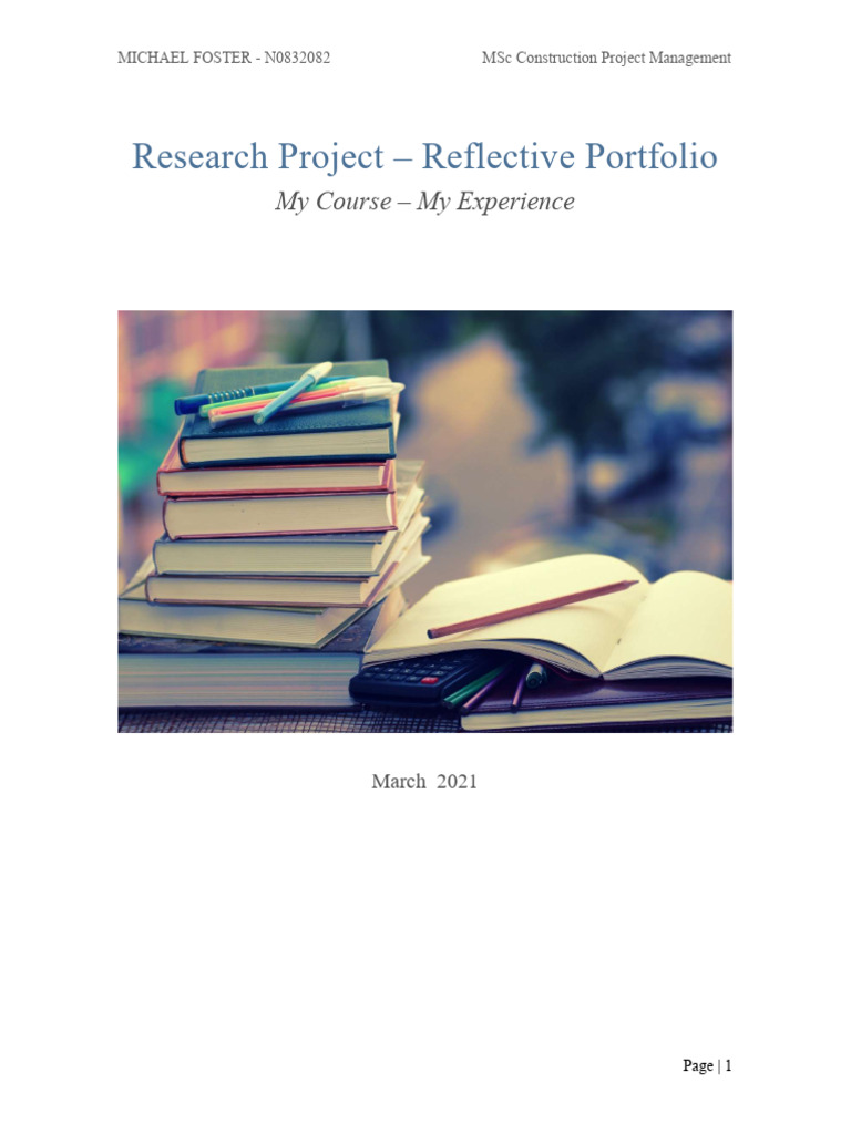 M2CPM14 Reflective Portfolio | PDF | Building Information Modeling ...
