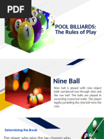 10 Balls Billiard Rules | PDF | Cue Sports | Individual Sports