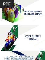 Heyball Rules for Players & Refs | PDF | Sports | Precision Sports