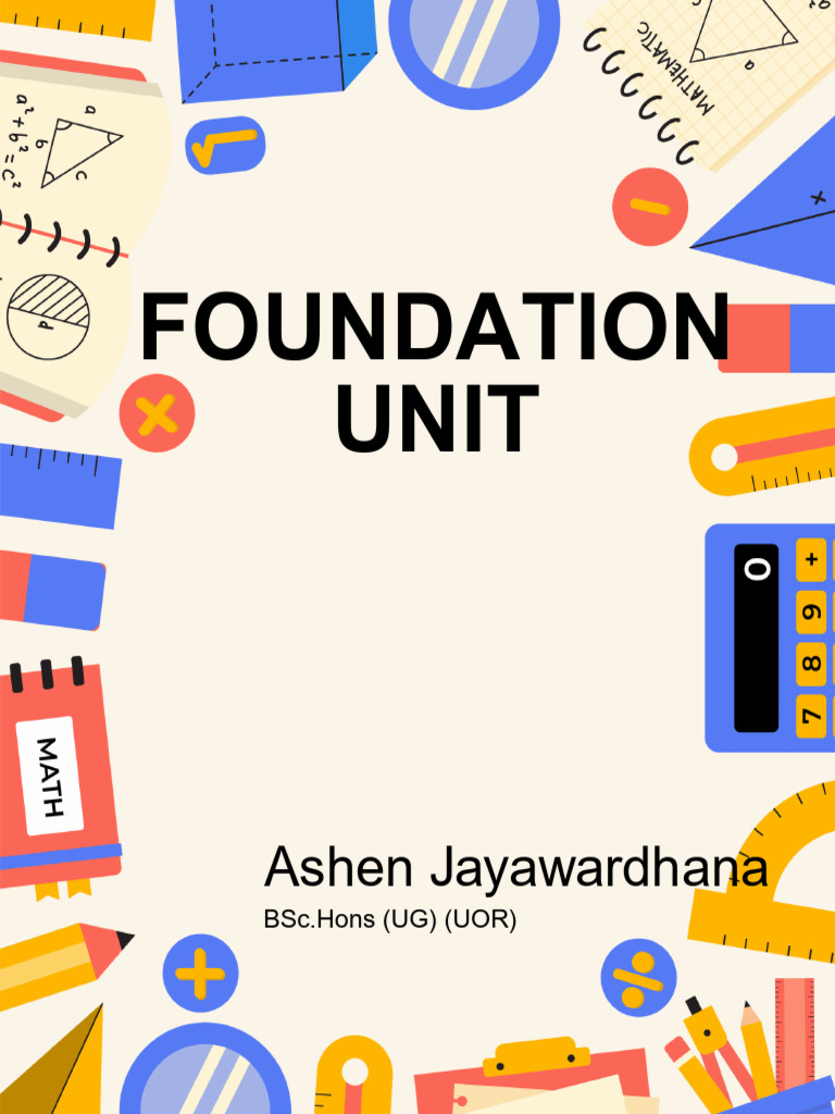 Foundation Unit.27 | PDF