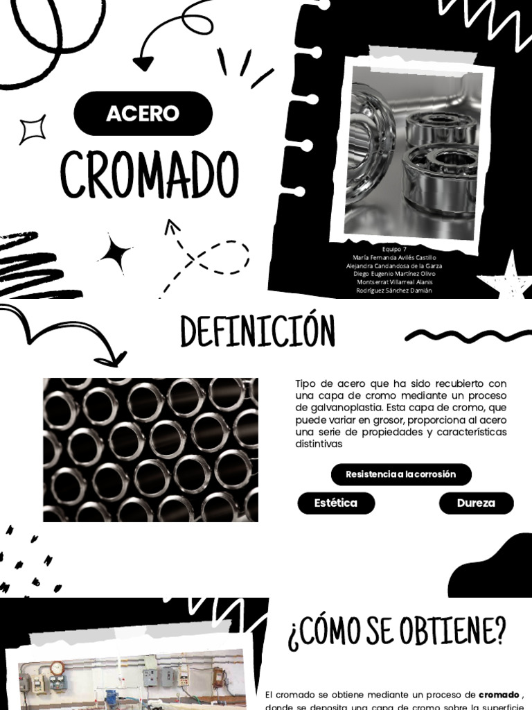 Definición y Proceso del Acero Cromado | PDF | Soldadura | Construcción