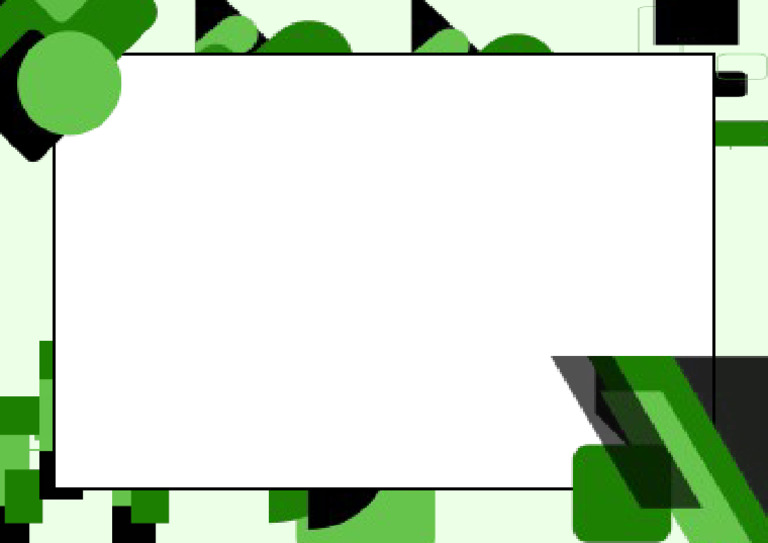Green Geometric Blank Page A4 Document Landscape | PDF