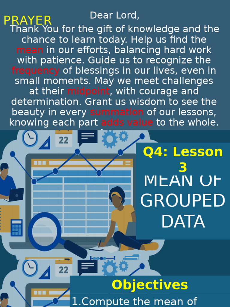 Mean of Grouped Data Explained | PDF | Mean | Mathematics