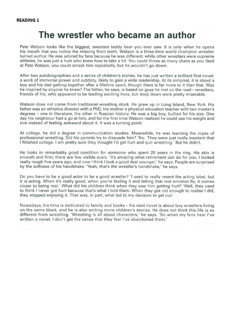 Practice 1 - Reading | PDF