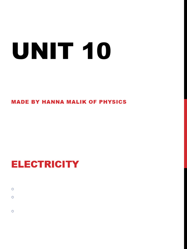 Understanding Electricity: Current, Voltage, Resistance | PDF