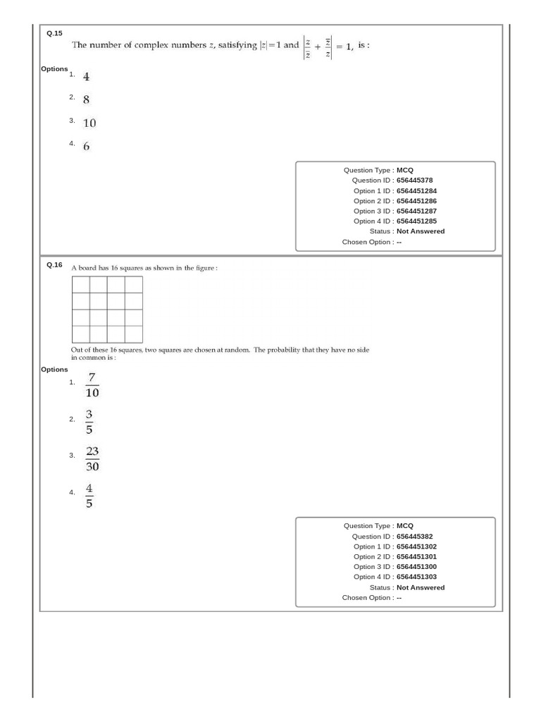 Unanswered MCQs and SA Questions | PDF