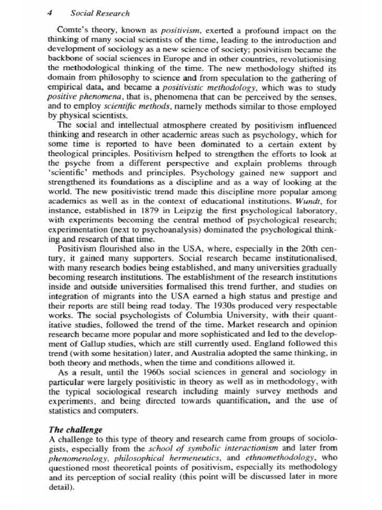 Positivism Interpretivism | PDF