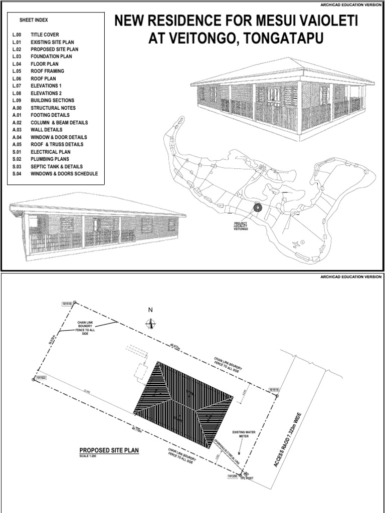 Construction Plan Sample 3 | PDF | Structural Engineering
