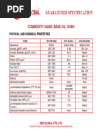 SN-500 Base Oil Specifications | PDF